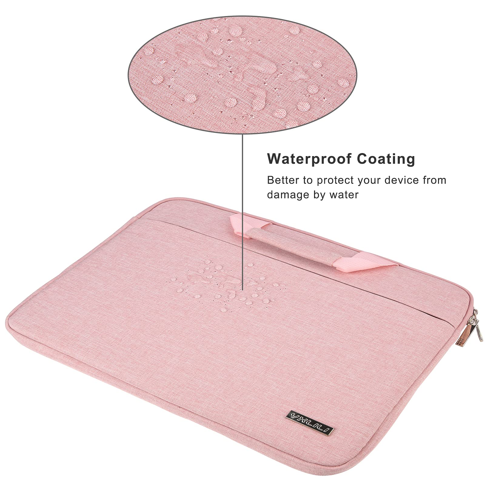 YXLILI Laptop Sleeve 15.6 inch Computer Case for Laptop Protective case with Handle Soft Lining Padded Bag Shock Resistant for 16 inch MacBook Pro Air Hp Acer Asus Lenovo Dell Chromebook