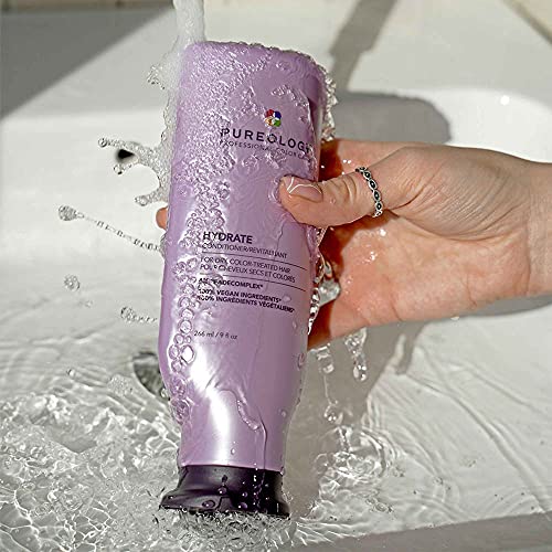 Pureology Hydrate Moisturizing Conditioner | For Medium to Thick Dry, Color Treated Hair | Sulfate-Free | Vegan