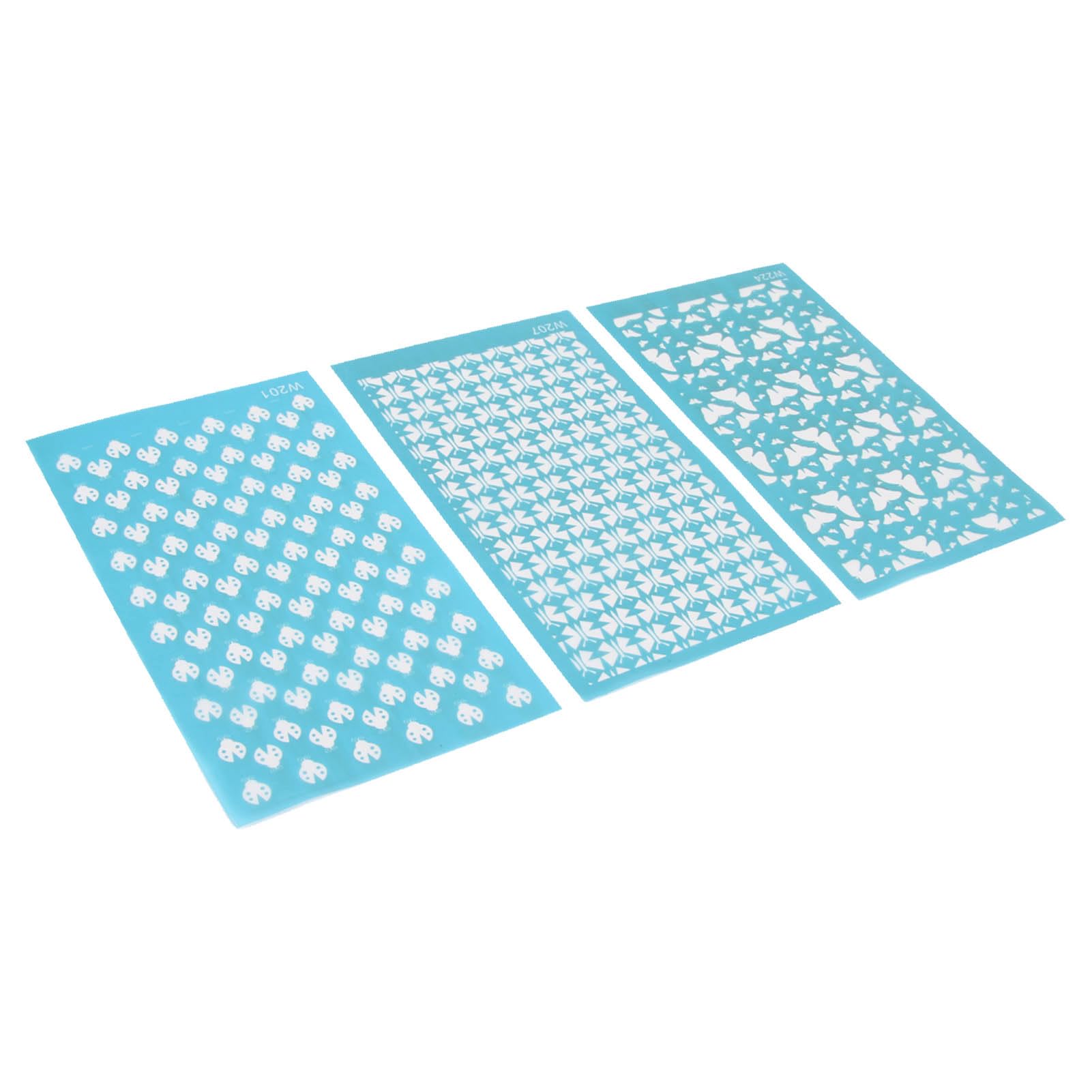 Screen Printing Kit, Reusable DIY Practical Skill Exercises Build Imagination Polymer Clay Silk Screen Stencils for Home Decoration (201, 207, 224)