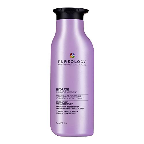 Pureology Hydrate Moisturizing Shampoo | For Medium to Thick Dry, Color Treated Hair |Ā Sulfate-Free | Vegan