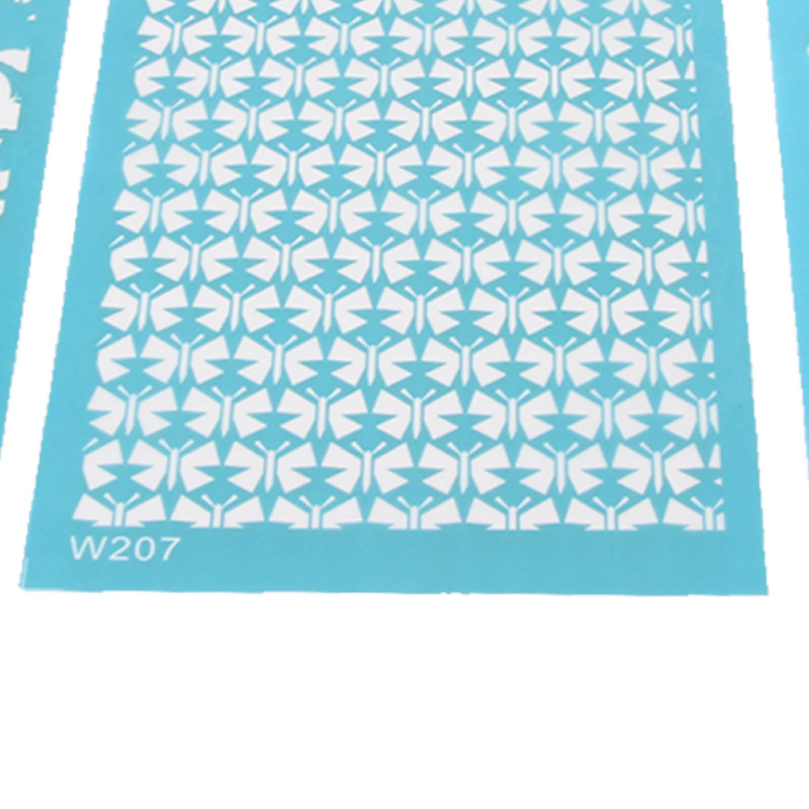 Screen Printing Kit, Reusable DIY Practical Skill Exercises Build Imagination Polymer Clay Silk Screen Stencils for Home Decoration (201, 207, 224)