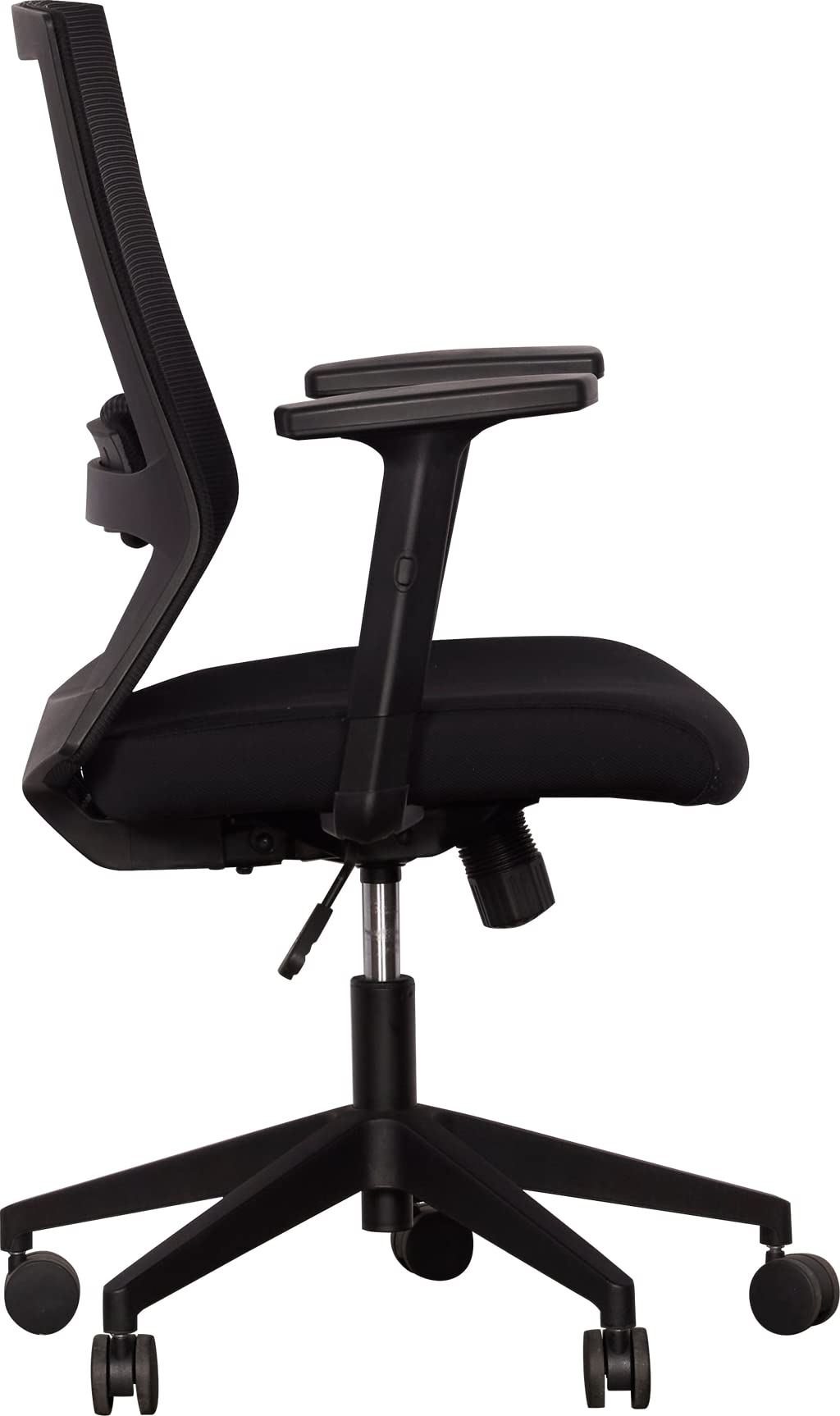 WeWork We Work Office Chair with Adjustable Arms and Lumbar Support, in Black