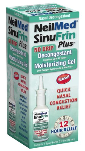 Neilmed Sinufrin Plus Decongestant Moisturizing Gel, .5 Fluid Ounce(Packaging May Vary)