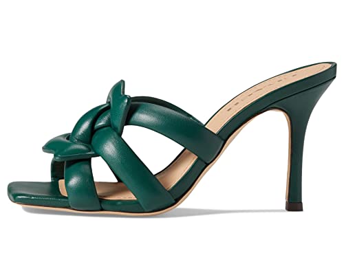 COACH Kellie Leather Sandal Dark Pine 8 B (M)