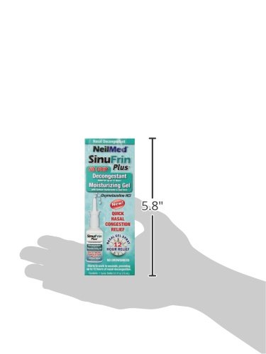 Neilmed Sinufrin Plus Decongestant Moisturizing Gel, .5 Fluid Ounce(Packaging May Vary)