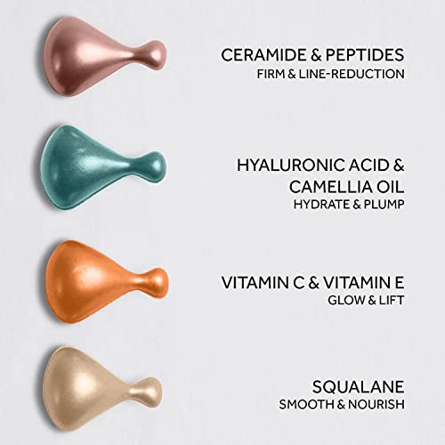 No7 Advanced Ingredients Squalane Capsules - Moisturizing Pure Squalane Oil Helps Skin Barrier Repair - Plant Derived Squalane Skin Care Capsules for Daily Use (30 Count)