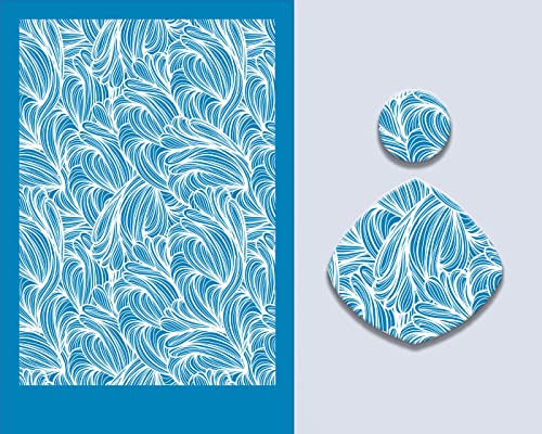 Various Stripe Pattern Silk Screen Printing for Polymer Clay Earrings- Reusable Silkscreen Stencil for Polymer Clay - Polymer Clay Silk Screen Tool- Jewelry Earring Silk Screen (BCW091)