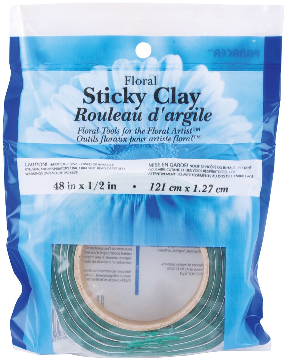 Floral Sticky Clay 4'-Green