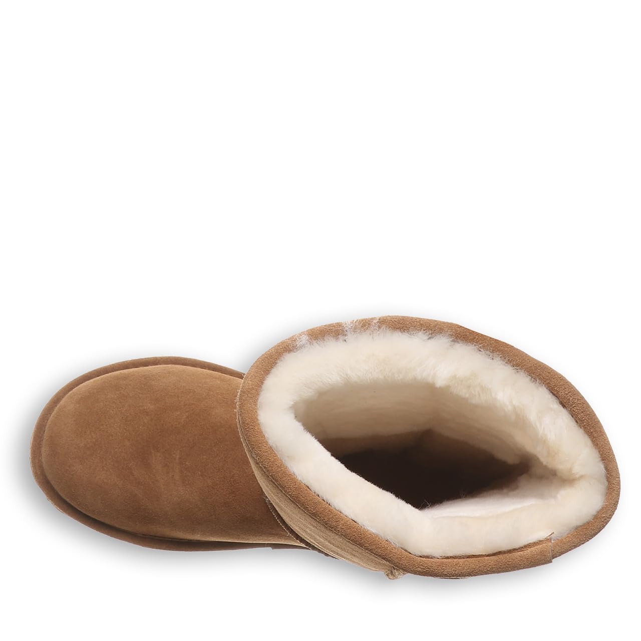 BEARPAW Women's Elle Tall Vegan Hickory Size 7 | Women's Slip On Boots | Comfortable Suede Winter Boot