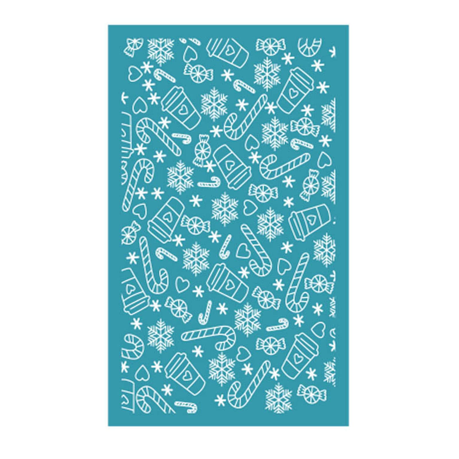Earrings Silk Screen Templates Clay Stencils Silicone Material Clay Stamps Tile Silk Screen Stencils for DIY Clay Stamps for Earrings