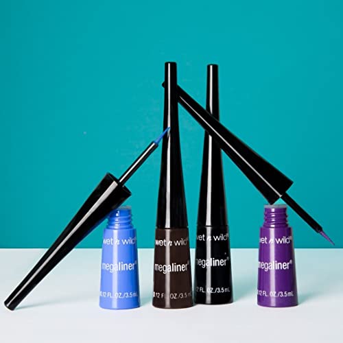 wet n wild MegaLiner Metallic Liquid Eyeliner Brown Metallic Brown