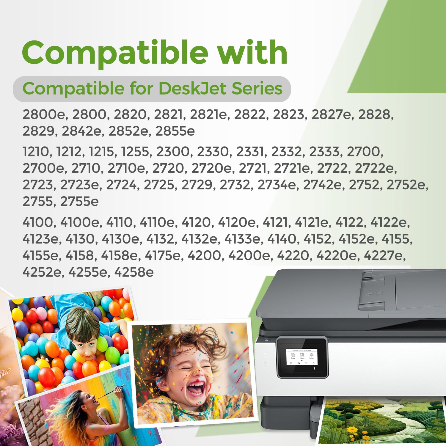 Ubinki 67XL Ink Cartridge Black Color Combo for HP Ink 67 XL HP67 HP67XL for 2700 2700e 2752 2752e 2742e 2755 2755e 4100 4100e 4152e 4155 4155e Envy 6000 6055e 6055 6400 6458 6458e 6455 6455e Printer
