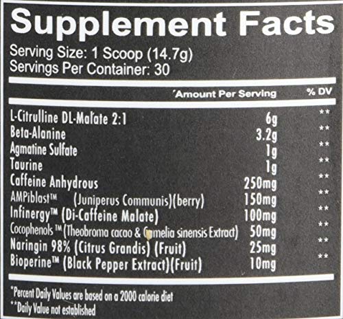REDCON1 Total War Preworkout - Contains 320mg of Caffeine from Green Tea, Juniper & Beta Alanine - Pre Work Out with Amino Acids to Increase Pump, Energy + Endurance (Sour Gummy Bear, 30 Servings)