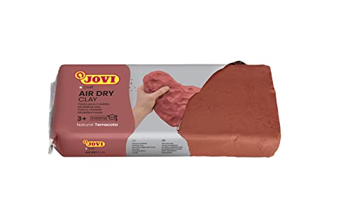 Jovi Air-Dry Modeling Clay; 1.1 lb. Terracotta, Non-staining, Perfect for Arts and Crafts Projects
