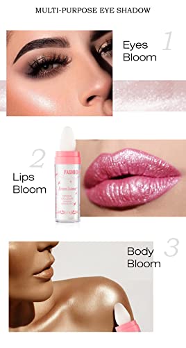 2 Pack Polvo De Hadas, Body Brightens the Natural Three-dimensional Face Blusher Patting Polvo De Hadas Powder Highlighter Makeup. (01# White moonbeam)