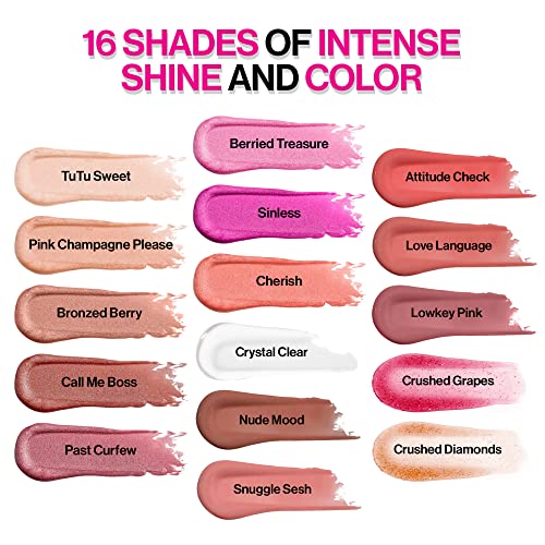 wet n wild Mega Slicks Lip Gloss | Long Lasting | Hyaluronic Acid | High Shine | Call Me Boss