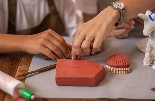 Jovi Air-Dry Modeling Clay; 1.1 lb. Terracotta, Non-staining, Perfect for Arts and Crafts Projects