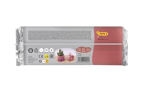 Jovi Air-Dry Modeling Clay; 1.1 lb. Terracotta, Non-staining, Perfect for Arts and Crafts Projects
