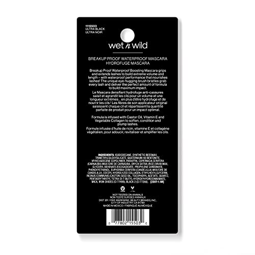 Wet n Wild Breakup Proof Waterproof Boosting Mascara