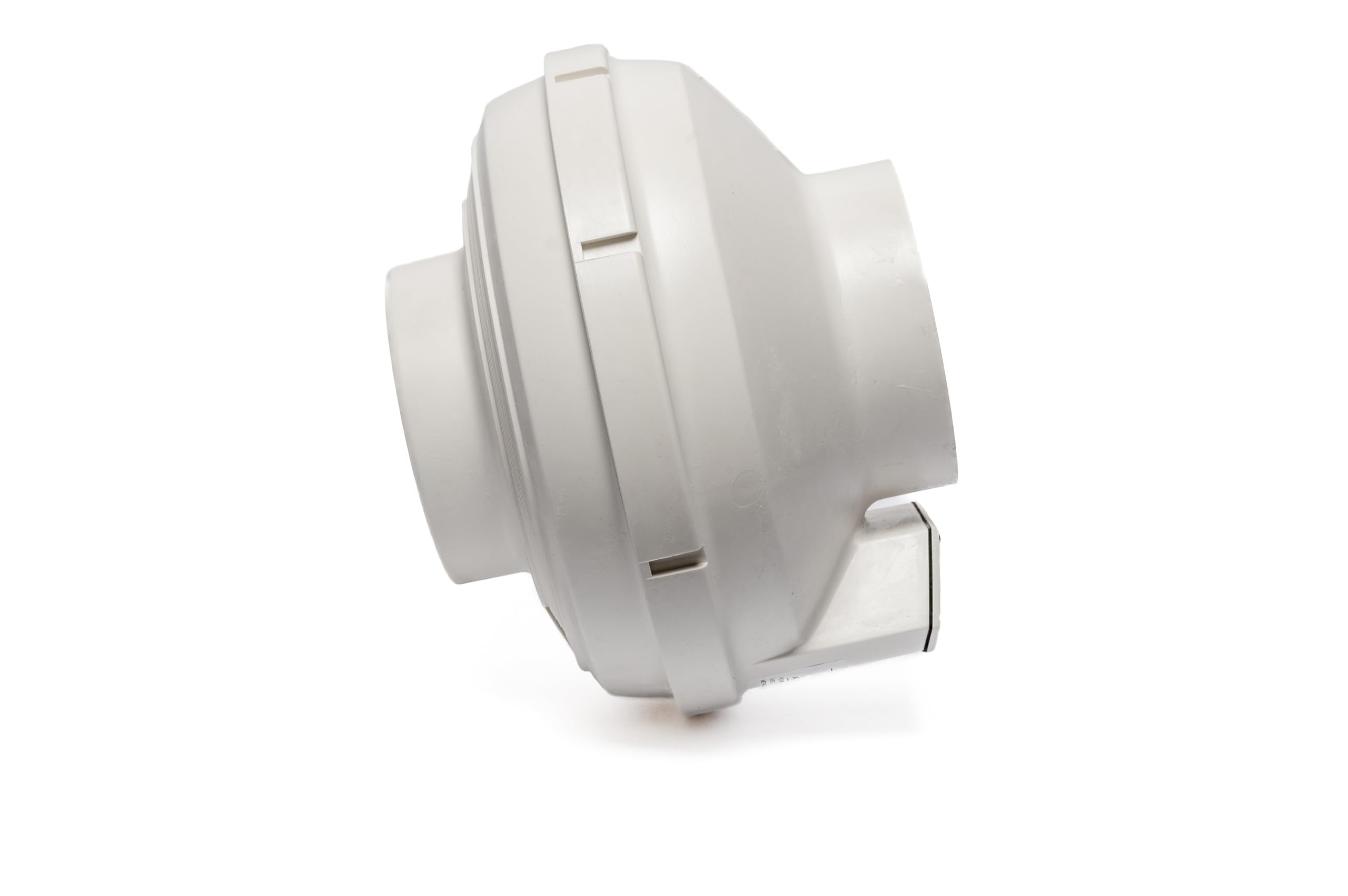 Festa Radon AMG Legend Extreme Quiet and Energy Efficient 571 CFM Radon Mitigation System Inline Fan - 6" Electric Waterproof Inline Duct Fan - Sturdy Glass Reinforced Poly-Resin White