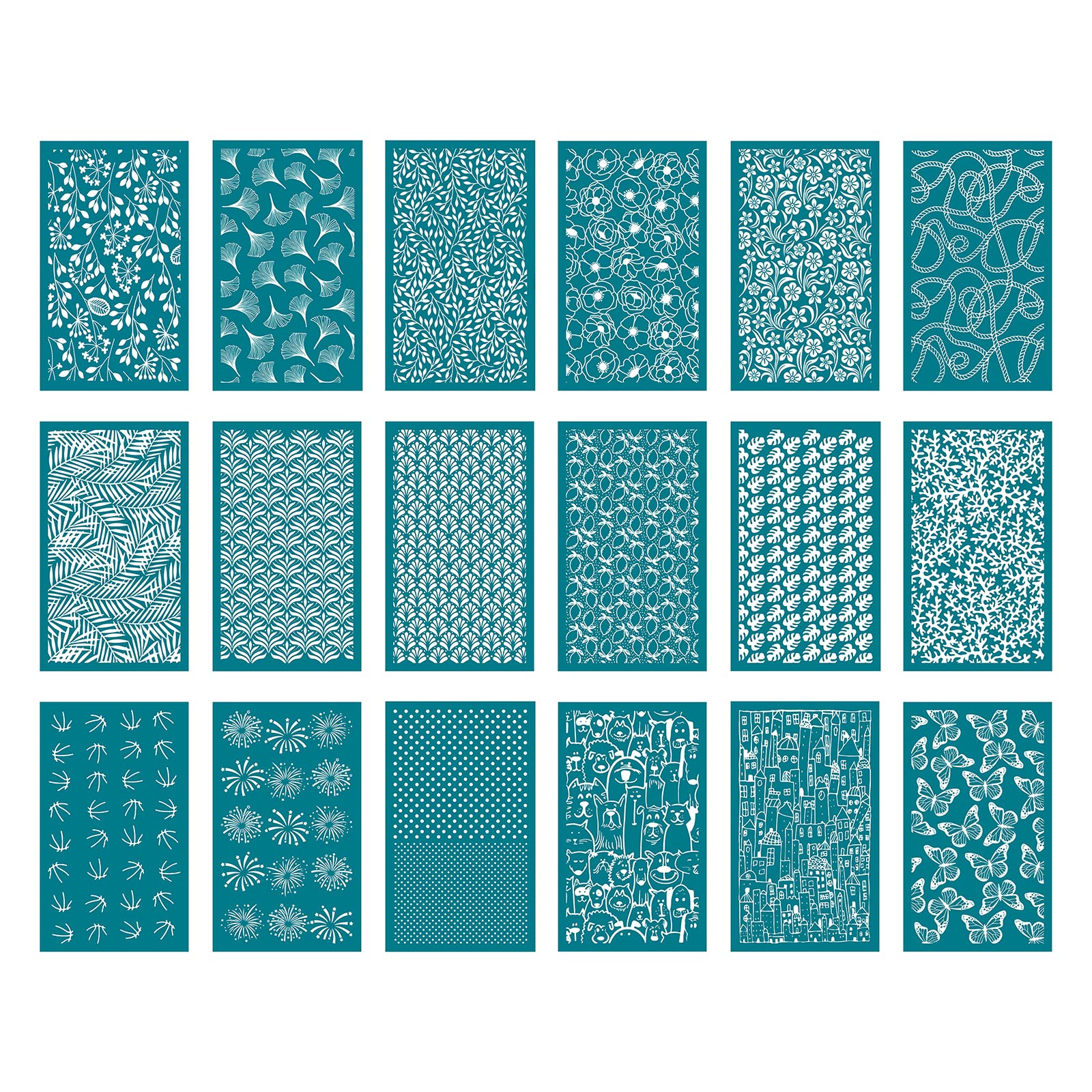 Silk Screen Stencils for Polymers Clay 3.5x6inch Reusable Silkscreens Print Kits for DIY Polymers Clay Jewelry Makings polymers clay silk screen stencils reusable silkscreens print kits flower spring