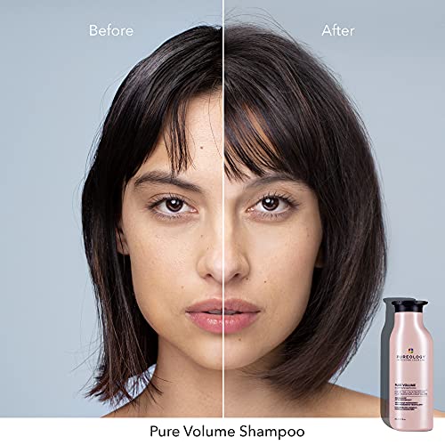 Pureology Pure Volume Shampoo | For Flat, Fine, Color-Treated Hair | Adds Lightweight Volume | Sulfate-Free | Vegan | Updated Packaging | 9 Fl. Oz