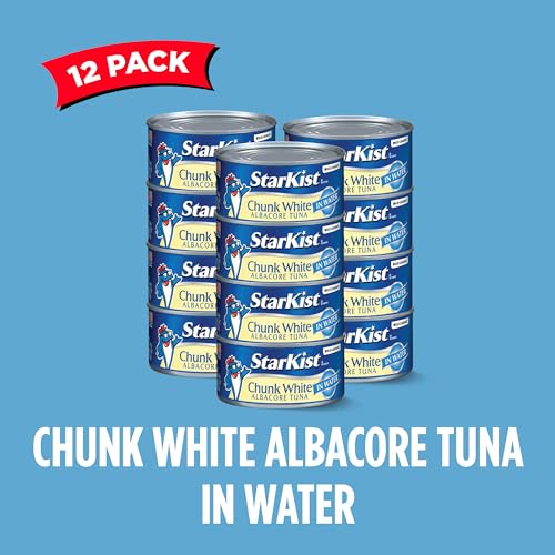 StarKist Chunk White Albacore Tuna in Water, 12 Oz, Pack of 12