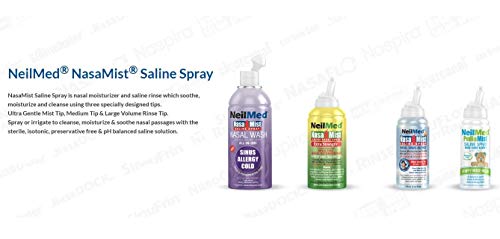 Neilmed Nasamist Saline Spray, 4.2 Fluid Ounce
