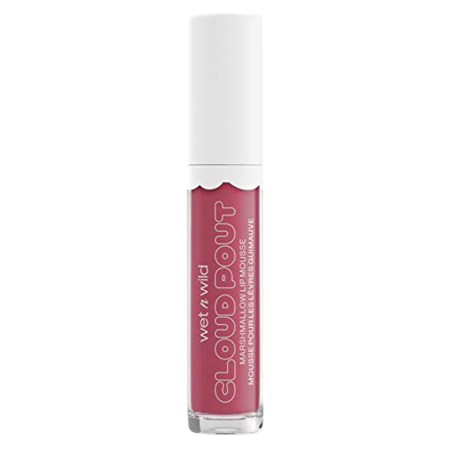 wet n wild Lip Cream Cloud Pout w/ Marshmallow, Pink Marsh To My Mallow | Argan Oil | Vitamin E