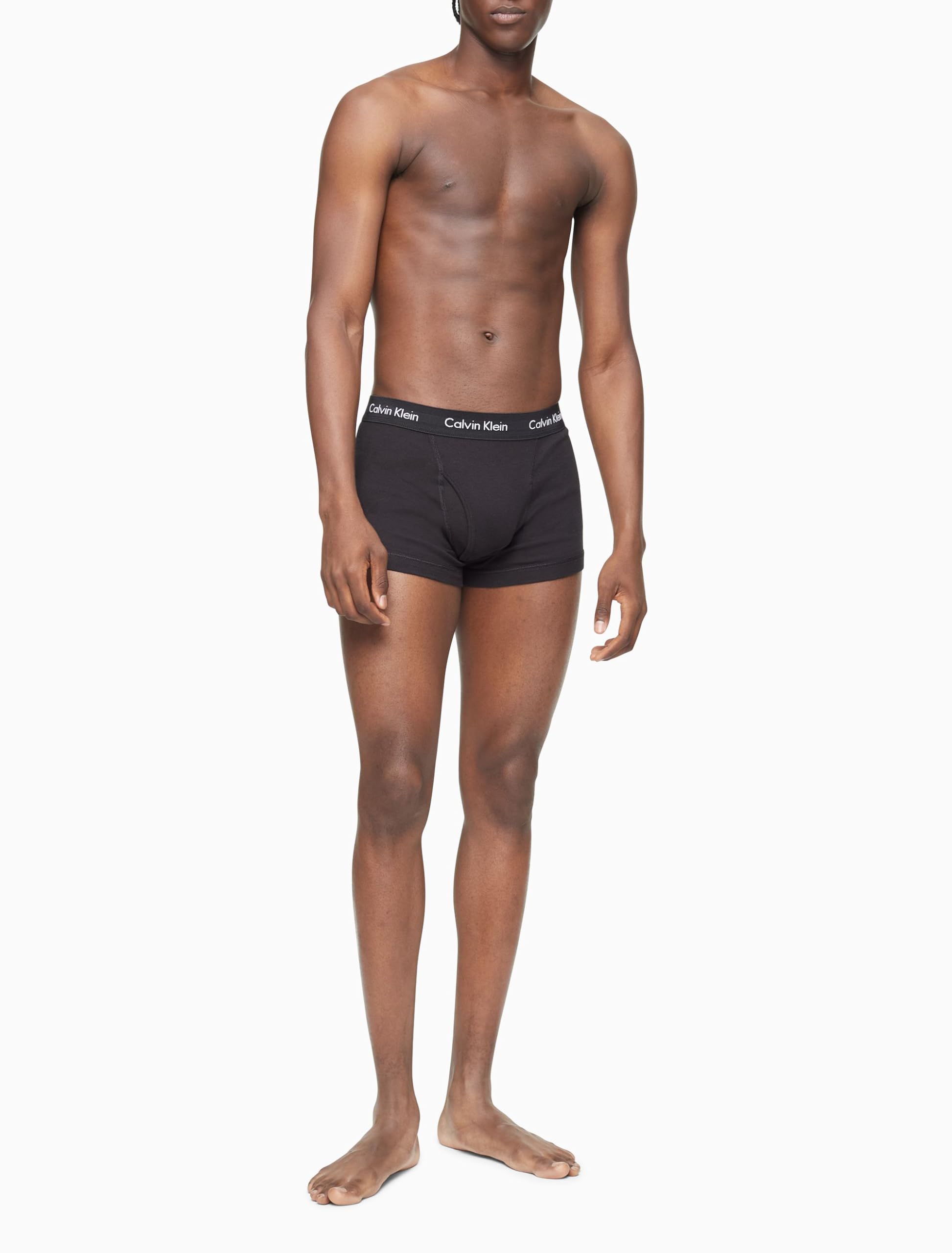 Calvin Klein Men's Underwear Cotton Classics Multipack Trunks, black (5 Pack), L