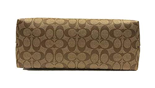 Coach Gllery Tote Shoulder Handbag (IM/Khaki/Saddle)