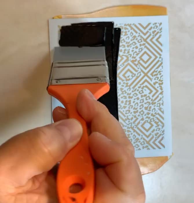Create Along with Polymer Clay TV Squeegee Silicone Rubber Tool for Silk Screen Stencils Paint and More Polymer Clay Mixed Media