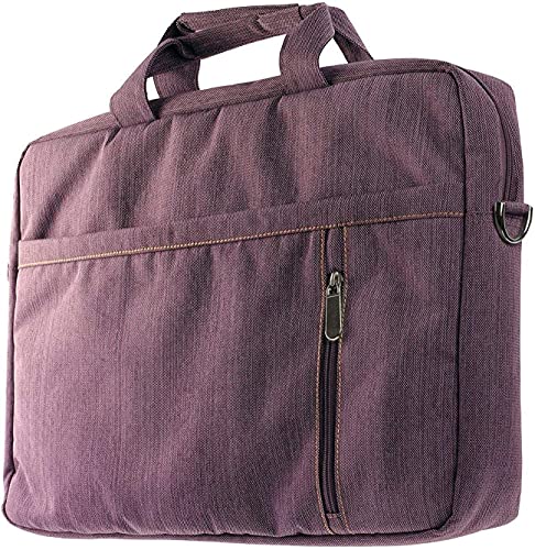 Navitech Purple Sleek Water Resistant Travel Bag - Compatible with Dell G15 Gaming (AMD) 15.6"