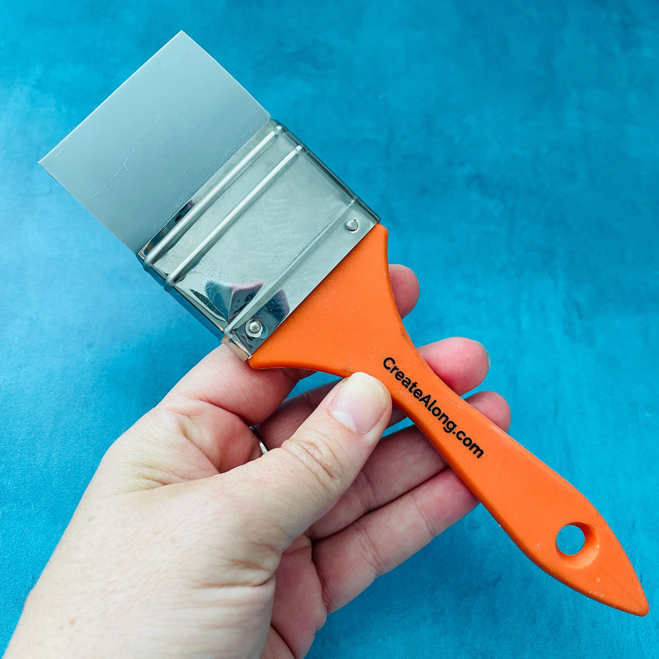 Create Along with Polymer Clay TV Squeegee Silicone Rubber Tool for Silk Screen Stencils Paint and More Polymer Clay Mixed Media
