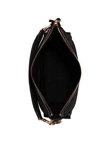 Coach Pennie Leather Shoulder Purse - #C1523 - Black/Brown/Signature