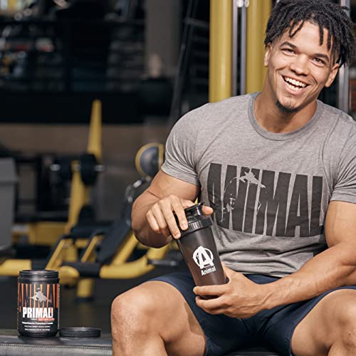 Animal Primal Muscle Hydration + Preworkout Powder โ Contains Beta Alanine, 3DPump, Caffeine & Electrolytes โ Improves Energy, Focus, Endurance & Absorption โ Strawberry Watermelon Flavor, 17.9 oz