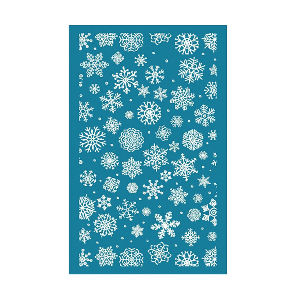 Reusable Silk Screen Polymer Clay Kit Flower Star Snowflake Wave Line Decoration Silk Screen Stencils with Polymer Clay Tools Printing on Clay & Other Jewelry Clay Earrings Decoration