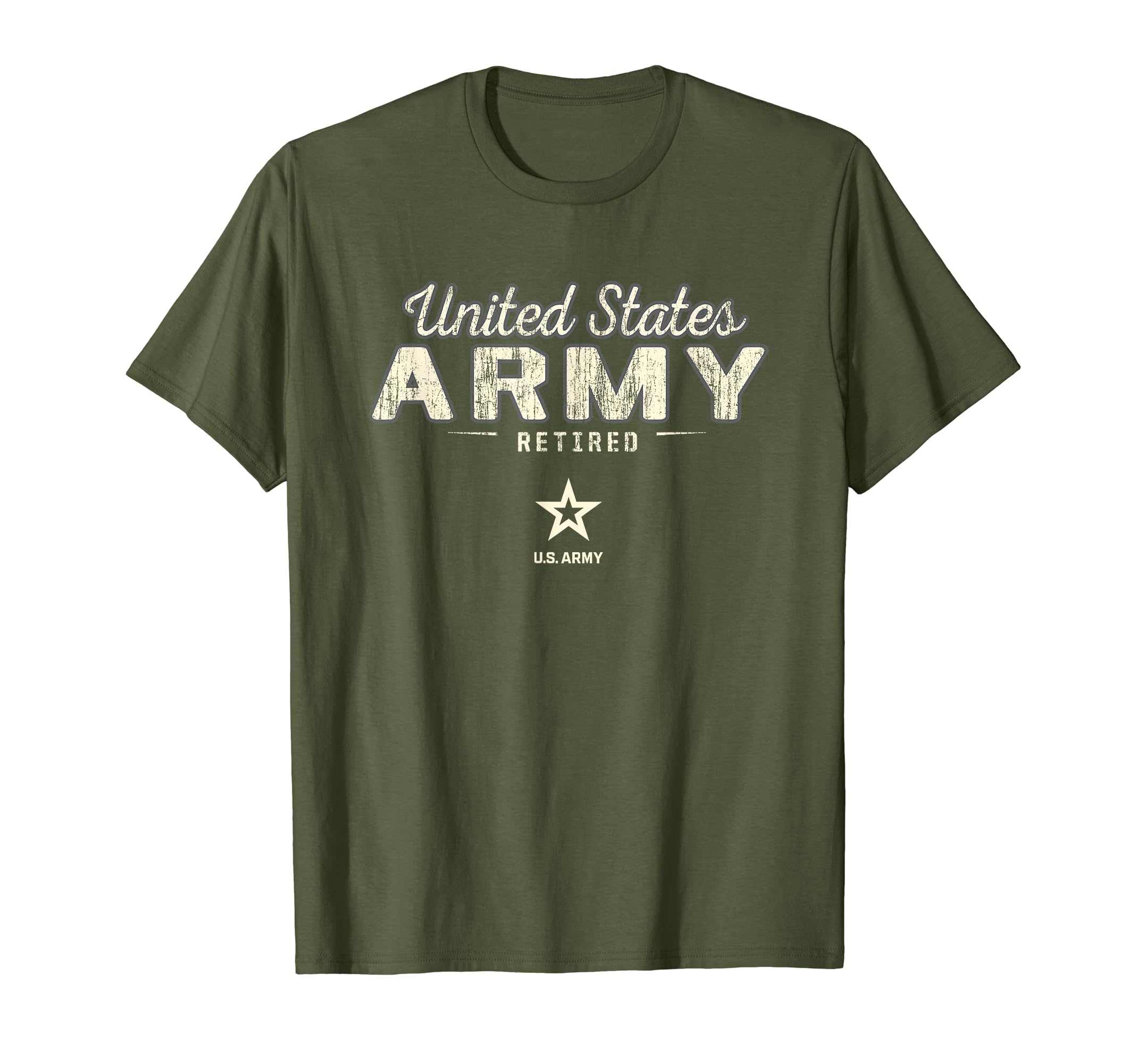 United States Army Military Retired Vintage T-Shirt