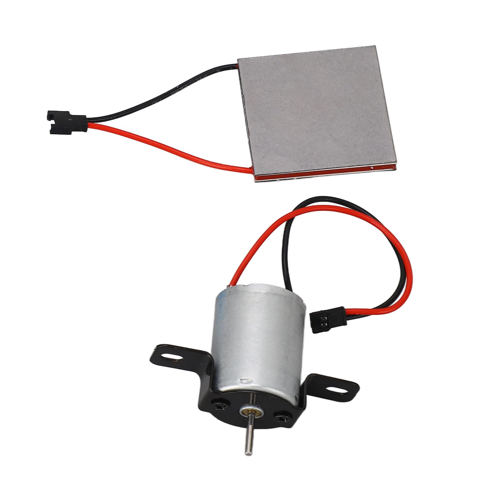 Motor Power Generation Sheet Set Universal Fireplace Fan Accessories Motor and Power Generation Sheet 4 Blades Heat Powered Stove Fan for Wood, Log