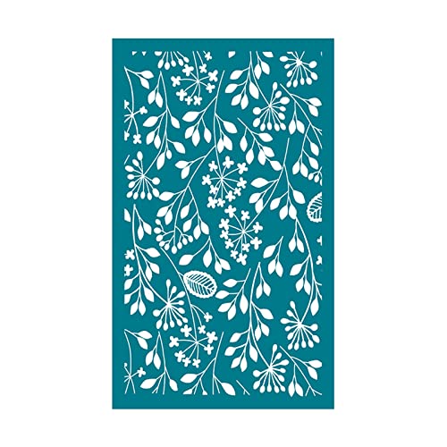 Silkscreens Stencil Reusable Silk Screen Printing Stencils for Polymers Clay Home Decors Jewelry Printing Kits polymers Clay Silk Screen Stencils Reusable silkscreens Print Kits Flower Spring Plant