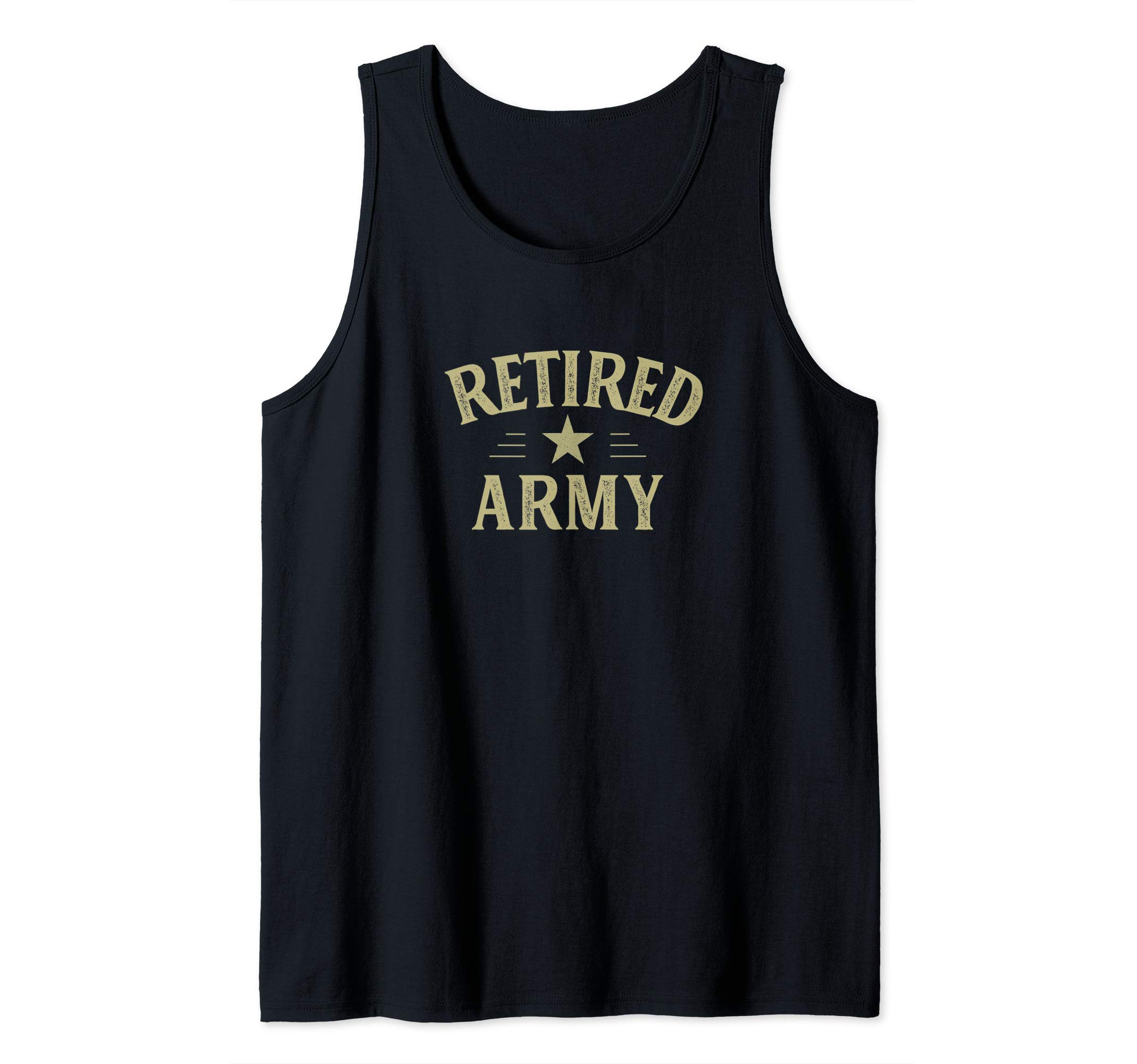 Retired Army - Vintage Style - Tank Top