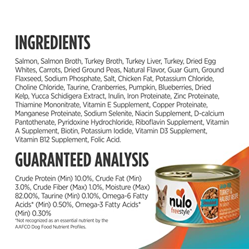 Nulo Freestyle Variety Flavors Shredded Wet Canned Cat Food, 3 Ounce (Pack of 12)