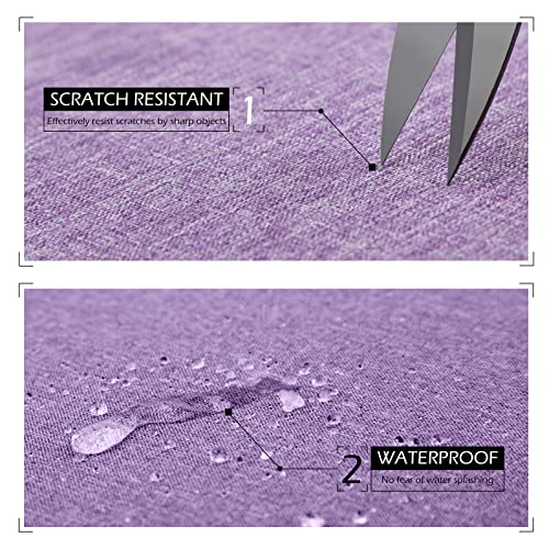 MicaYoung 16 Inch Laptop Sleeve Case Water-Resistant Carrying Cover Bag with Front Pocket Retractable Handle Computer Protection Cover for MacBook 16 Inch,Purple