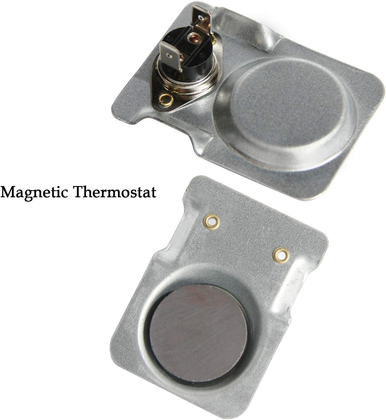 BoyoTec Magnetic Thermostat Switch for Fireplace Blower Fan Kit, Magnetic Temp Switch with High Temperature Wire for Wood Stove Blower, Temp Sensor with Wire Connectors