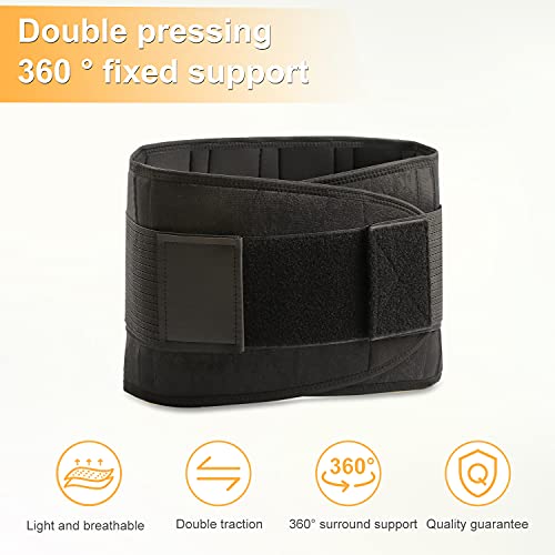 ABACKH Back Brace for Lower Back Pain - Lumbar Support Belt for Women & Men - Relief Back Pain,Lower Back Pain Relief for Herniated Disc, Sciatica, Scoliosis,Lower Back Belt 5XL(53"-65")