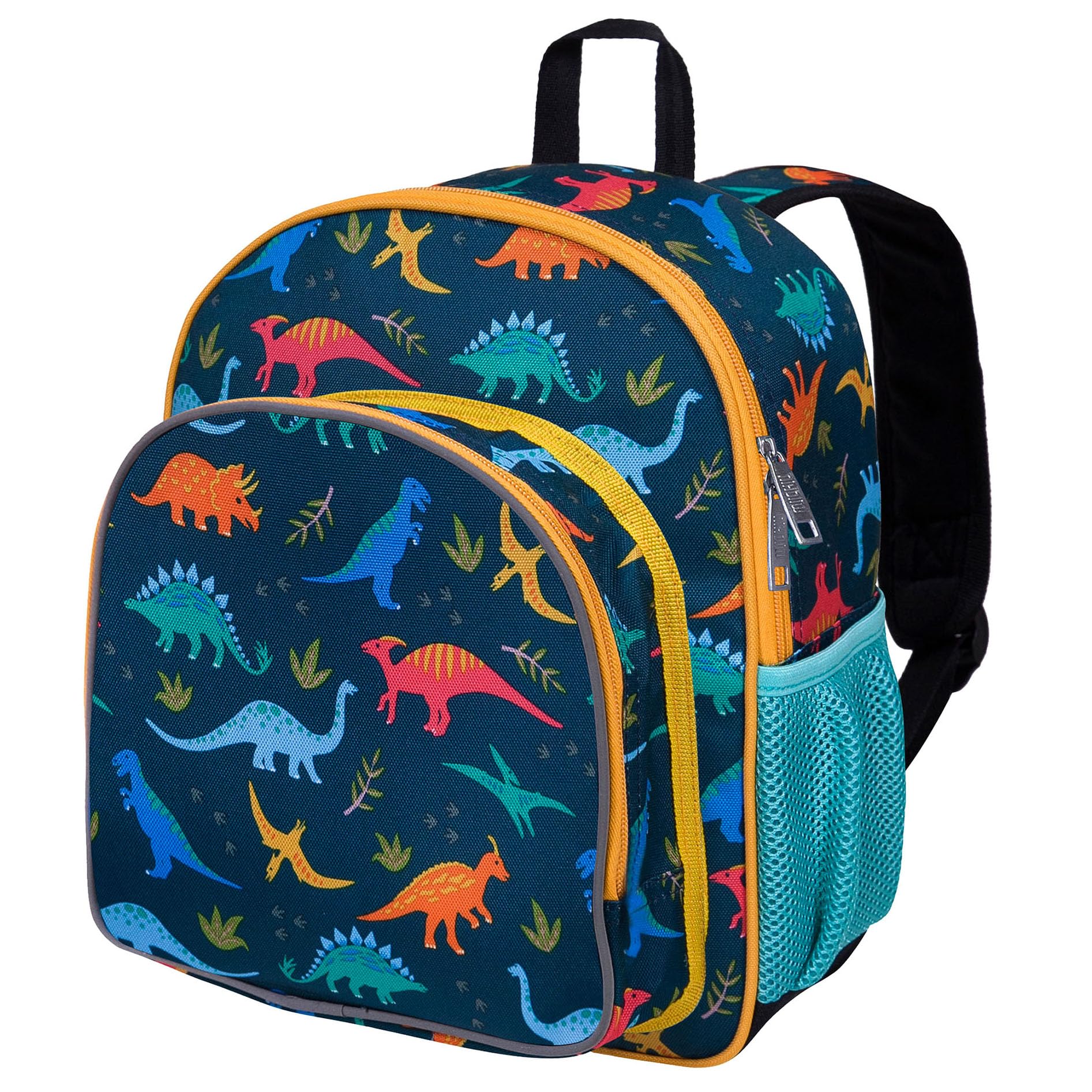 Wildkin 12-inch Kids Backpack – Padded, Adjustable, Ideal for Daycare & Travel - Jurassic Dinosaurs
