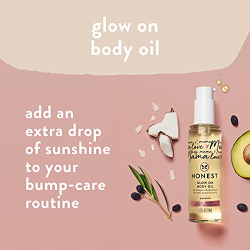 The Honest Company Mama Body Butter + Body Oil Bump Love Bundle, 8.2 Oz.