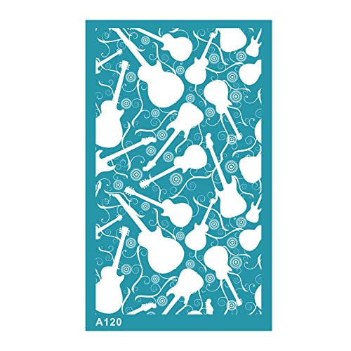 Silk Screen for Clay, Reusable Silk Screen Stencils for Earrings, Silkscreens for Clay Jewelry, Texture Sheets for Clay-17