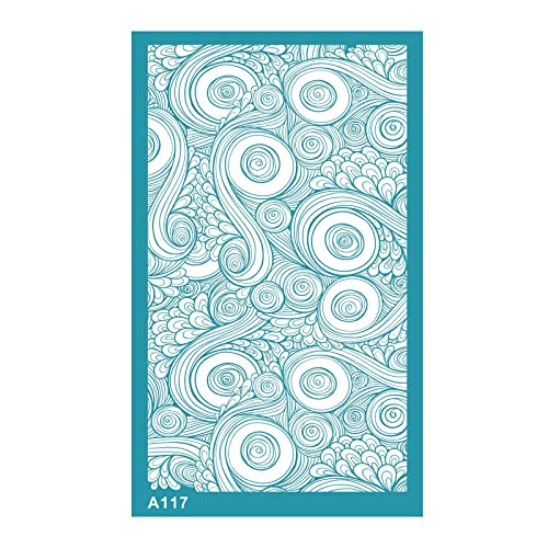 Silk Screen for Clay, Reusable Silk Screen Stencils for Earrings, Silkscreens for Clay Jewelry, Texture Sheets for Clay-17