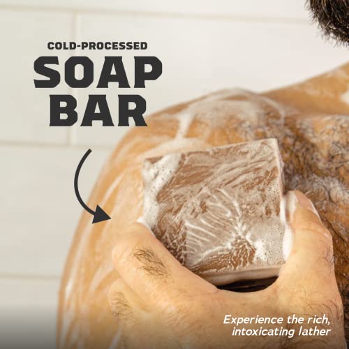Dr. Squatch Men's Natural Soap and Hair Care - Snowy Pine Tar and Frosty Peppermint Soap and Frosty Peppermint Shampoo and Conditioner - Blizzard Expanded Pack - Limited Edition Holiday Bundle